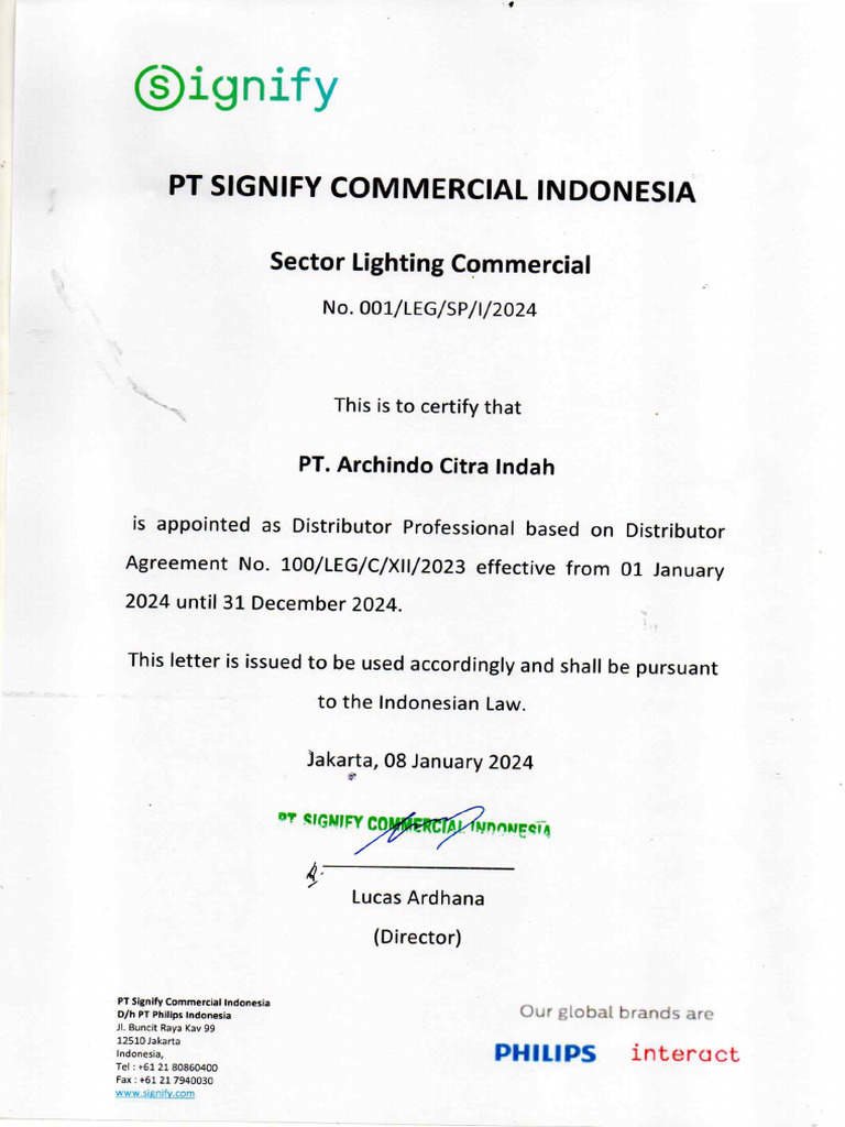Authorized Distributor ACI 2024 | PDF
