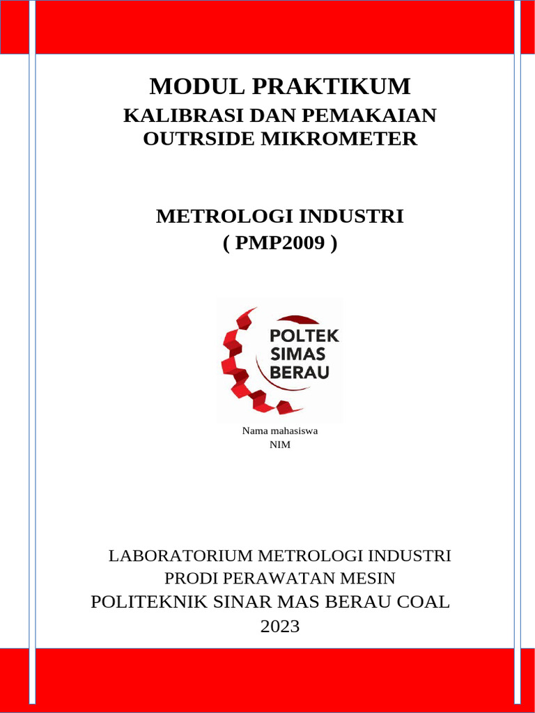 Modul Metrologi-2 (Micro Meter) | PDF