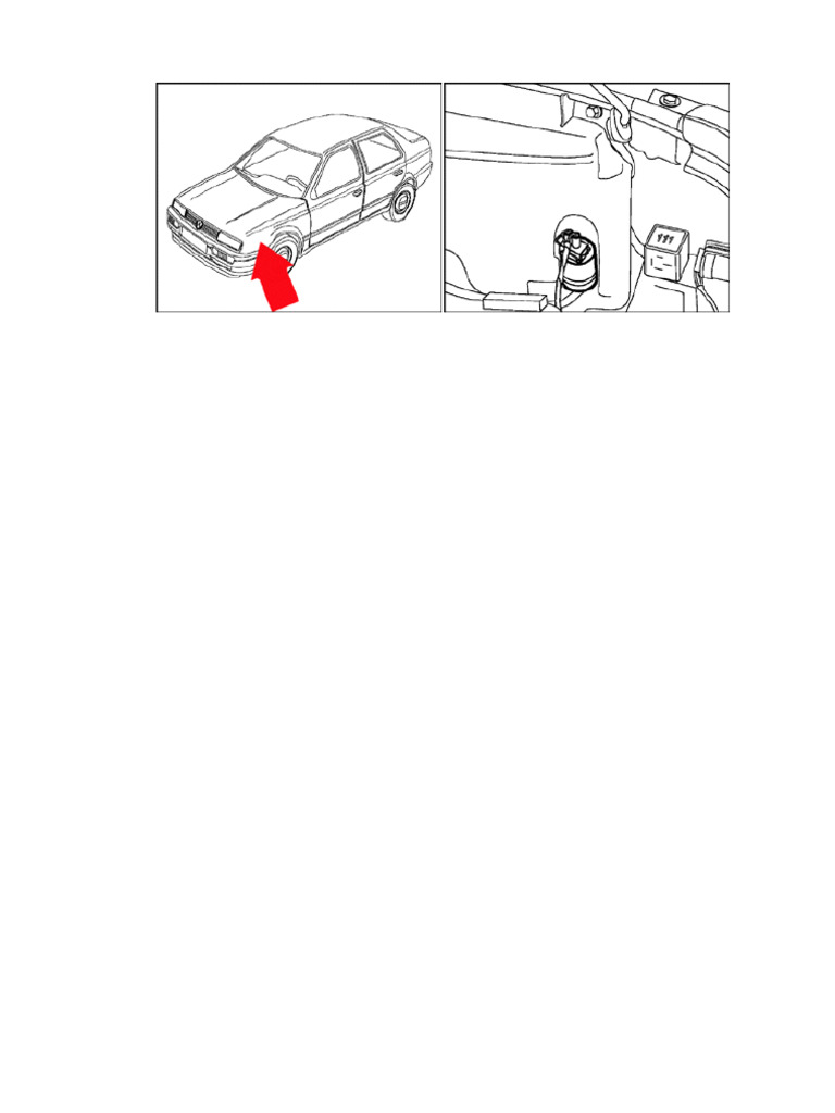 V59 Windshield and Rear Window Washer Pump: Left Front of Engine ...