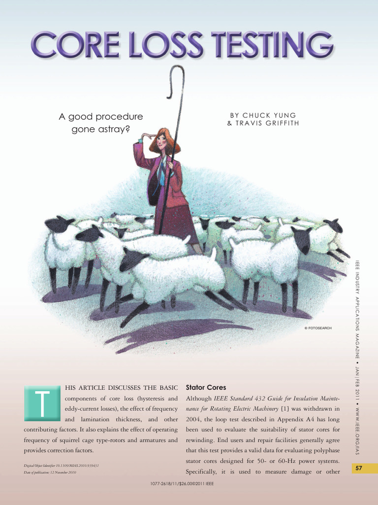 Core_Loss_Testing | PDF | Electric Motor | Transformer