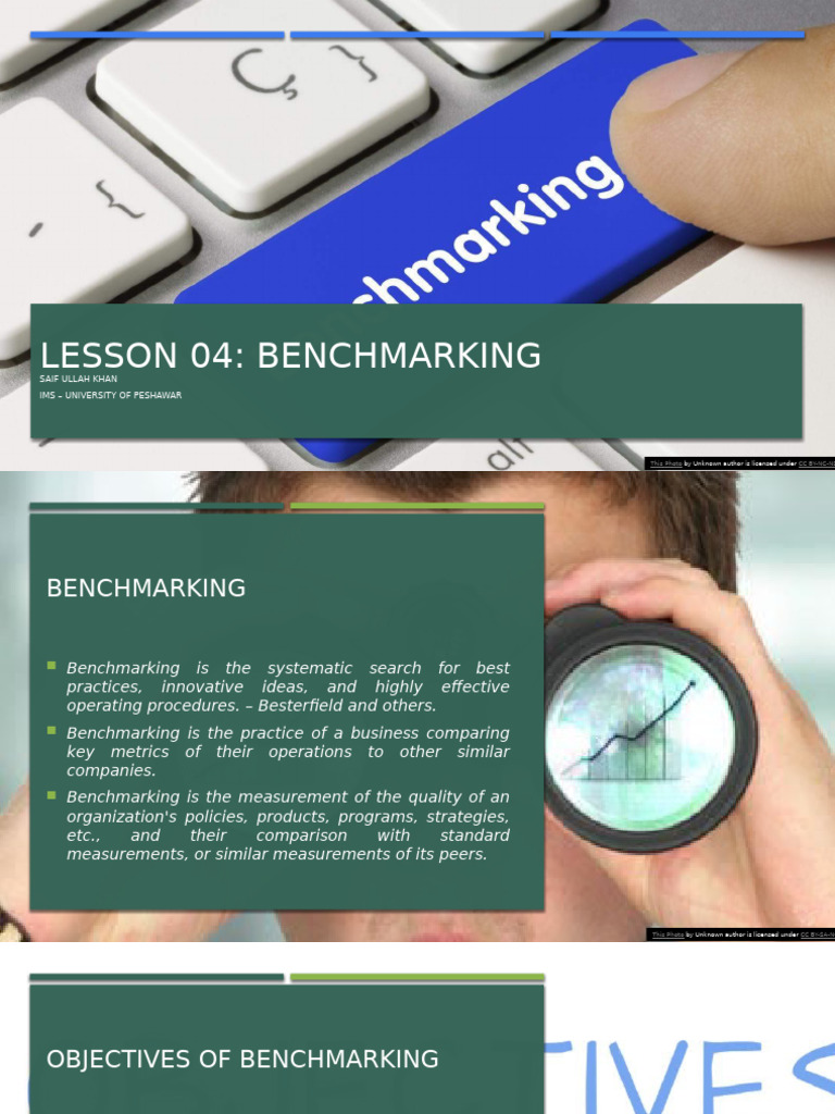 LESSON 04 BENCHMARKIG | PDF | Benchmarking | Business