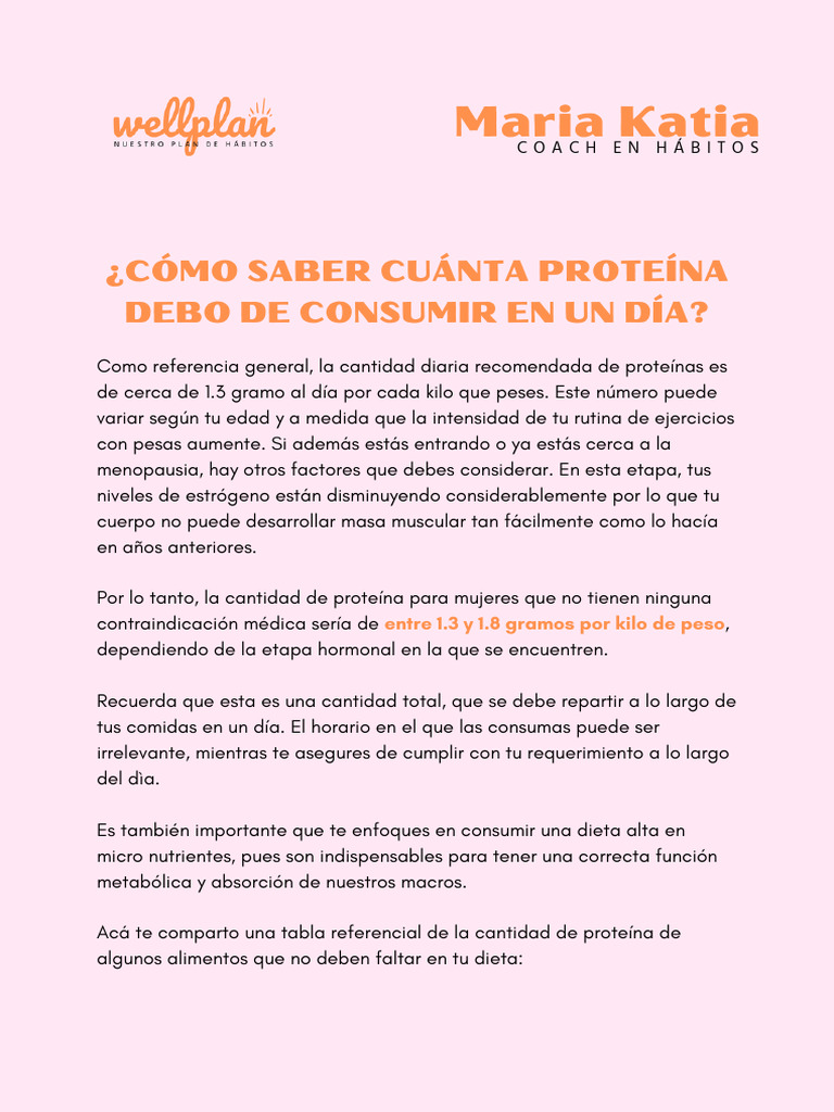 Wellplan Proteínas | PDF | Dieta | Carne