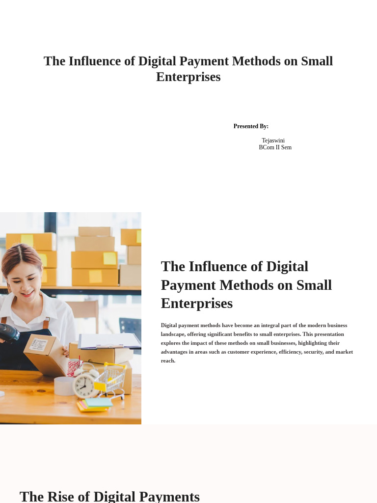 Digital Payments Boost Small Biz | PDF | Customer Relationship ...