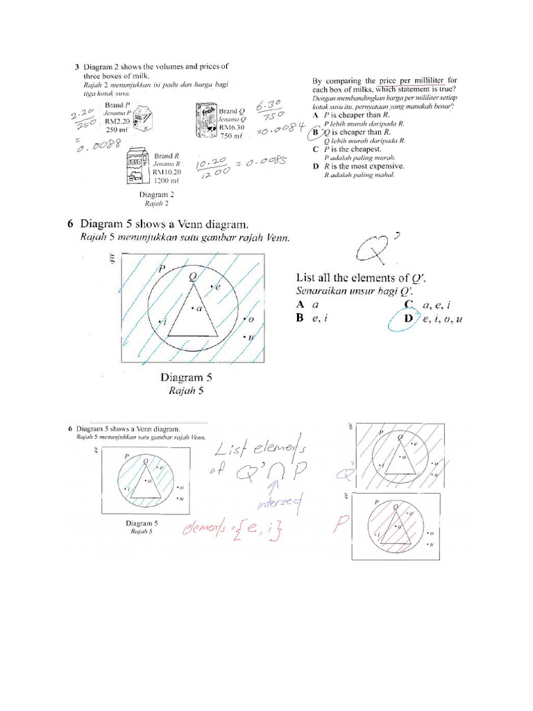 Maths Revision 24.5.15 fr1 and fr2 | PDF