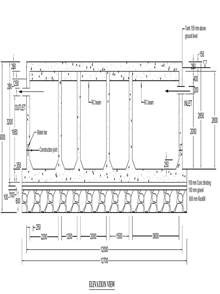 STP Construction Joint and Elevation Details | PDF