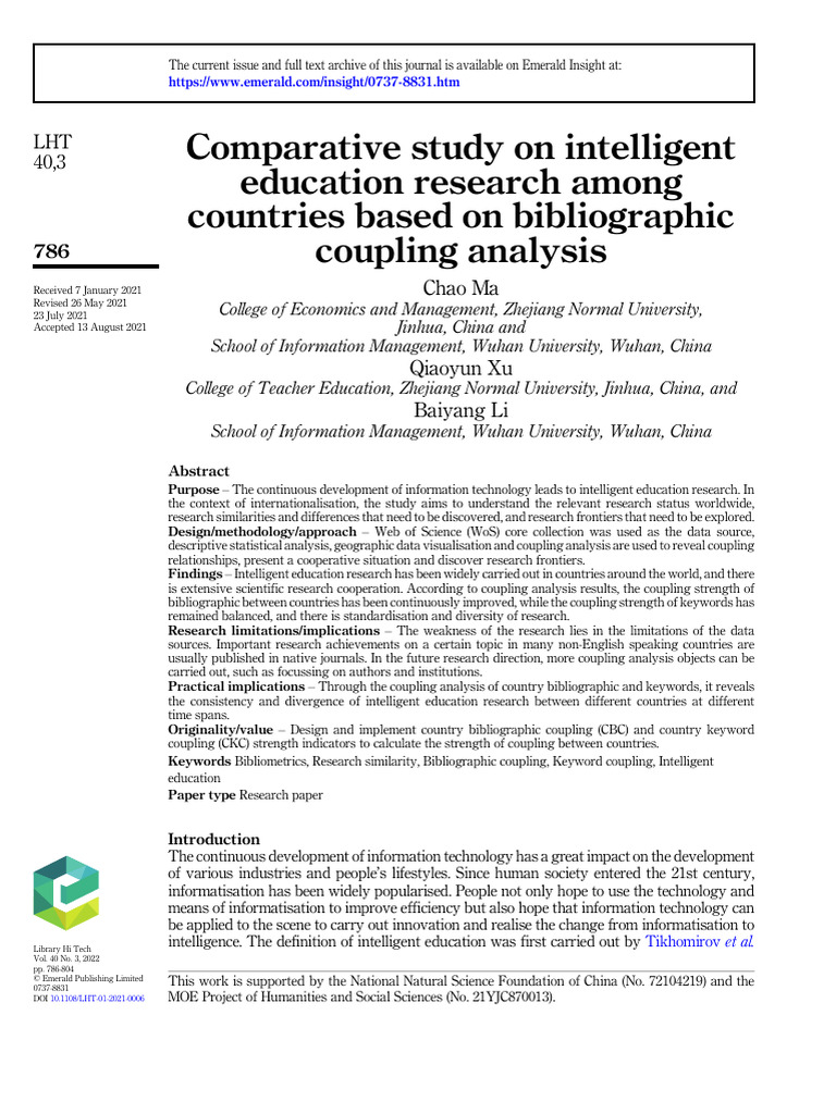 10 1108 - LHT 01 2021 0006 | PDF | Machine Learning | Learning
