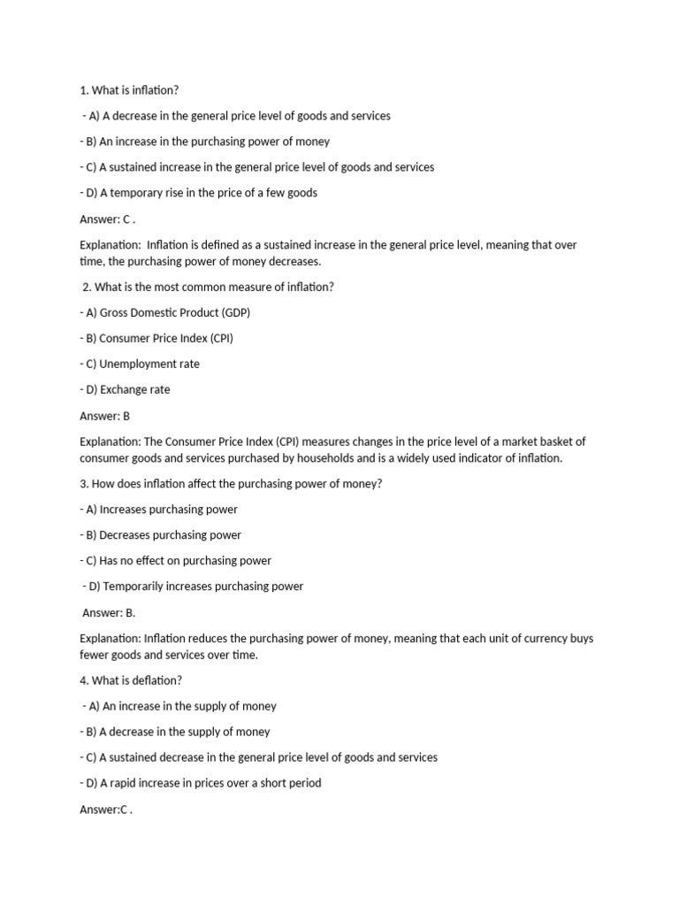 Macroecon - Money and Inflation | PDF | Inflation | Purchasing Power Parity