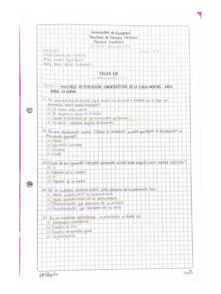 Afinidad 1 - Taller 2SP | PDF