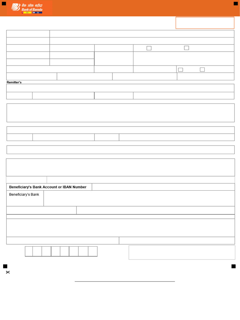 BOB Direct Import Bills Application Form 20 06 2020 | PDF | Banks ...