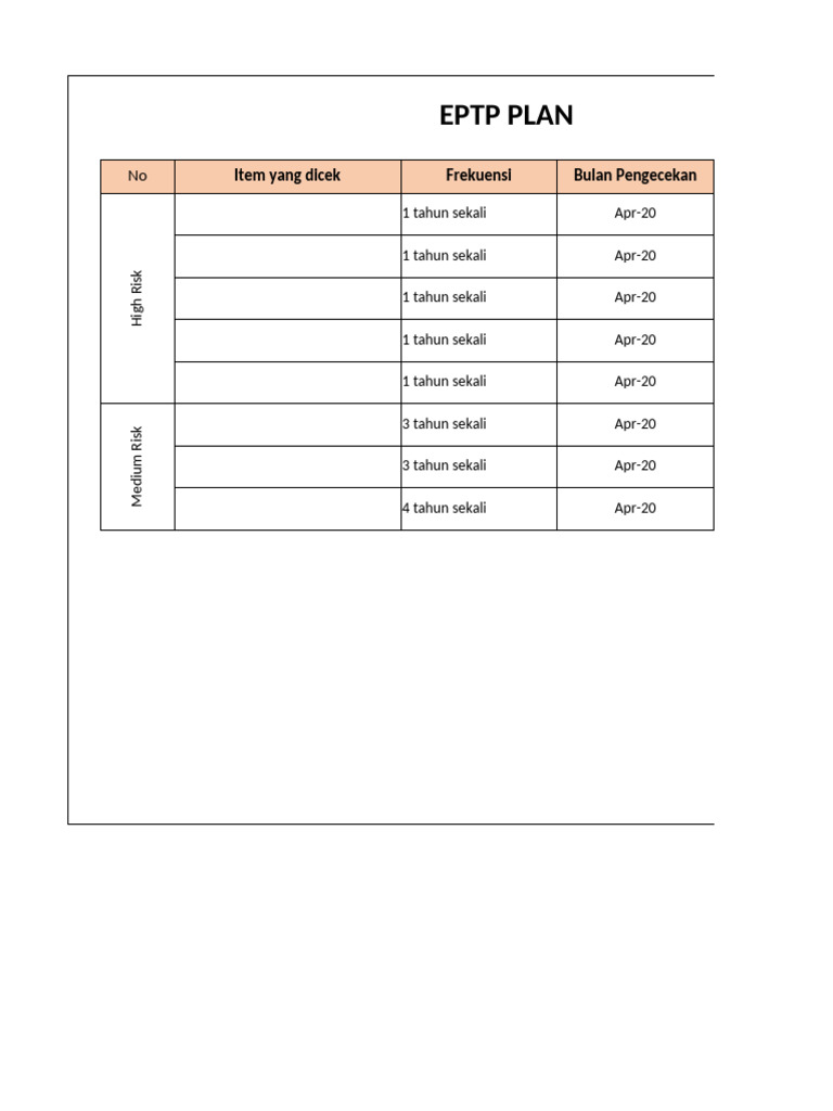 EPTP Plan + Risk Ass | PDF