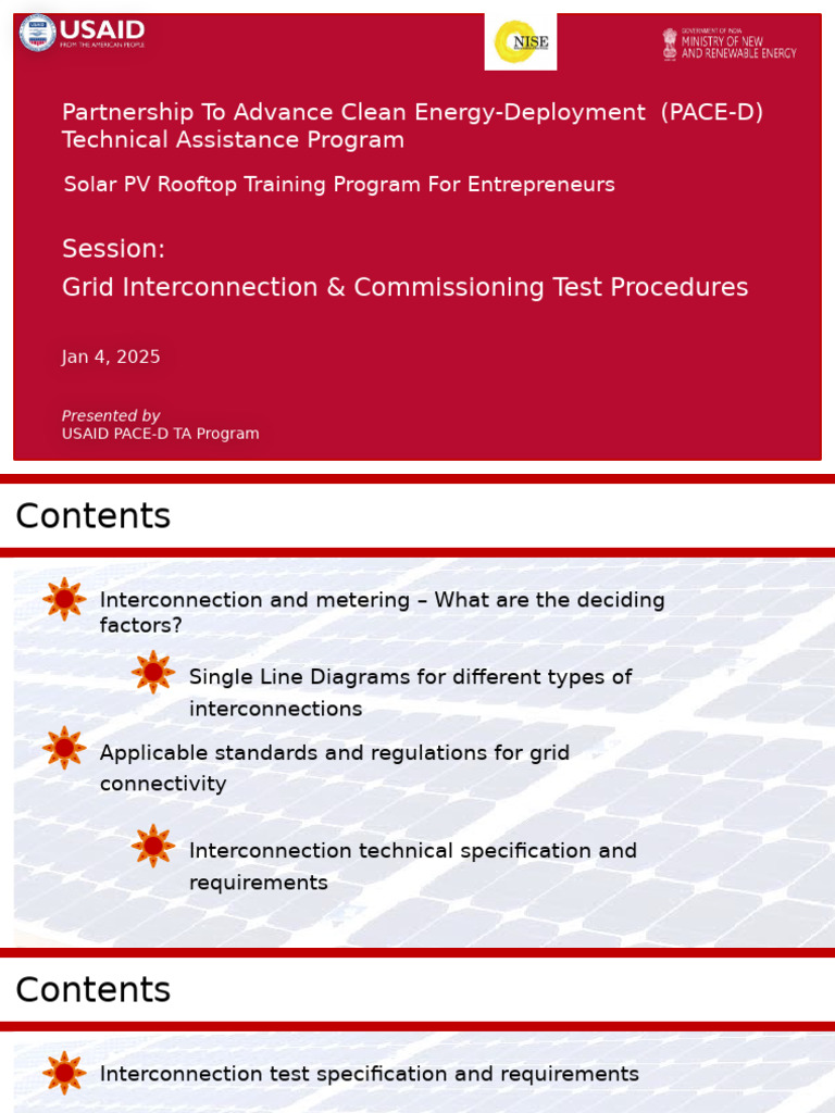 Solar PV Rooftop Grid Interconnection Guide | PDF | Power Inverter ...