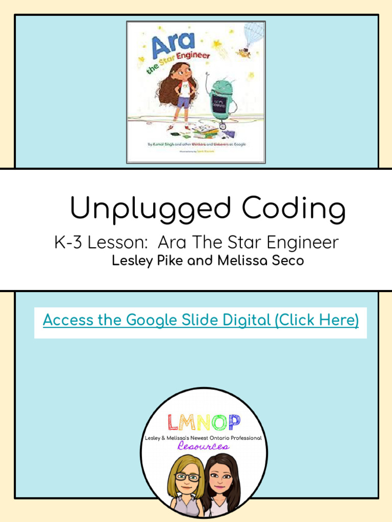 Ara the Star Engineer Coding Lesson | PDF | Knowledge | Mathematics