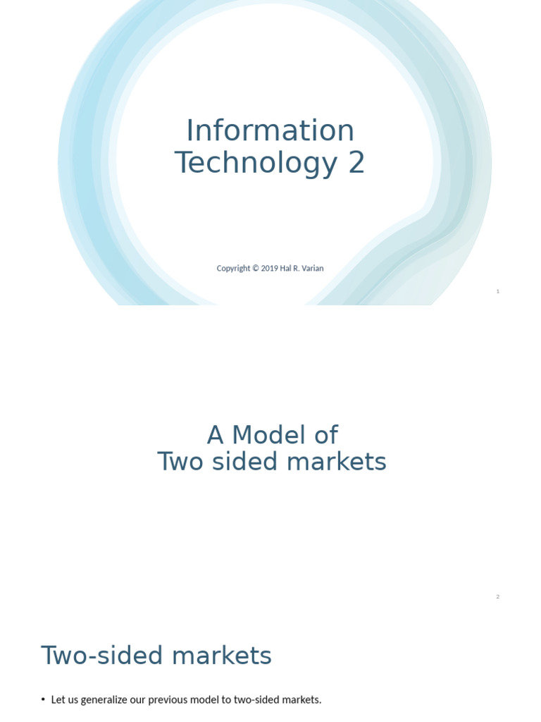 Information Technology 2 | PDF | Demand | Valuation (Finance)