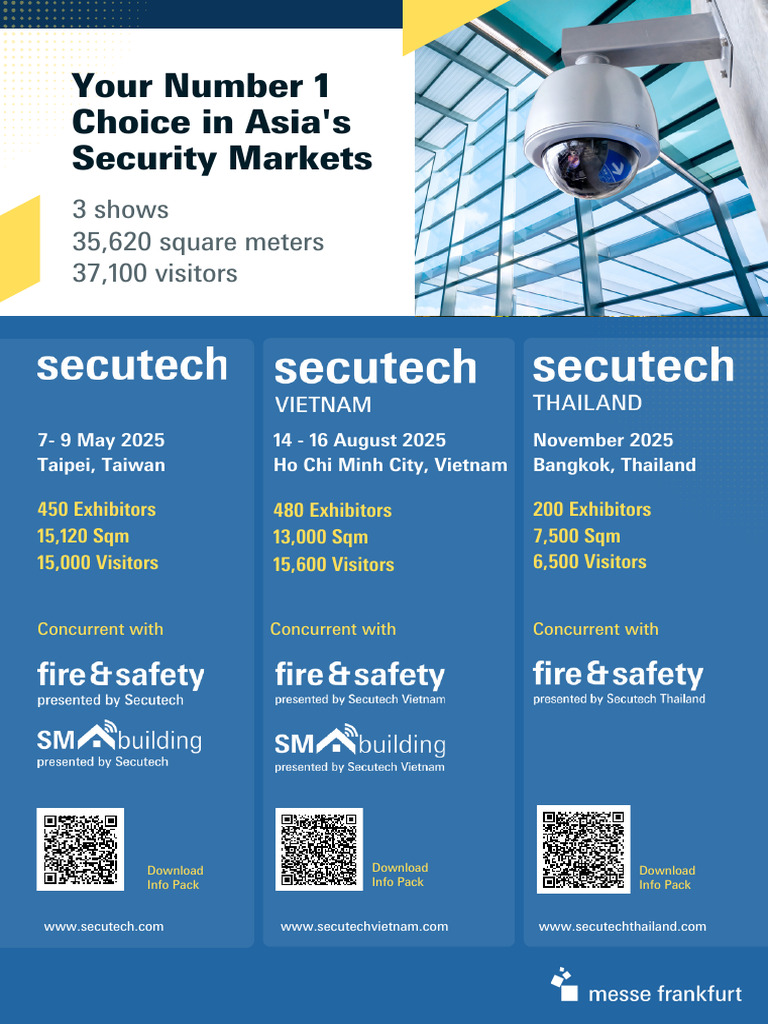Secutech Series 2025 Security Brochure | PDF | Ho Chi Minh City