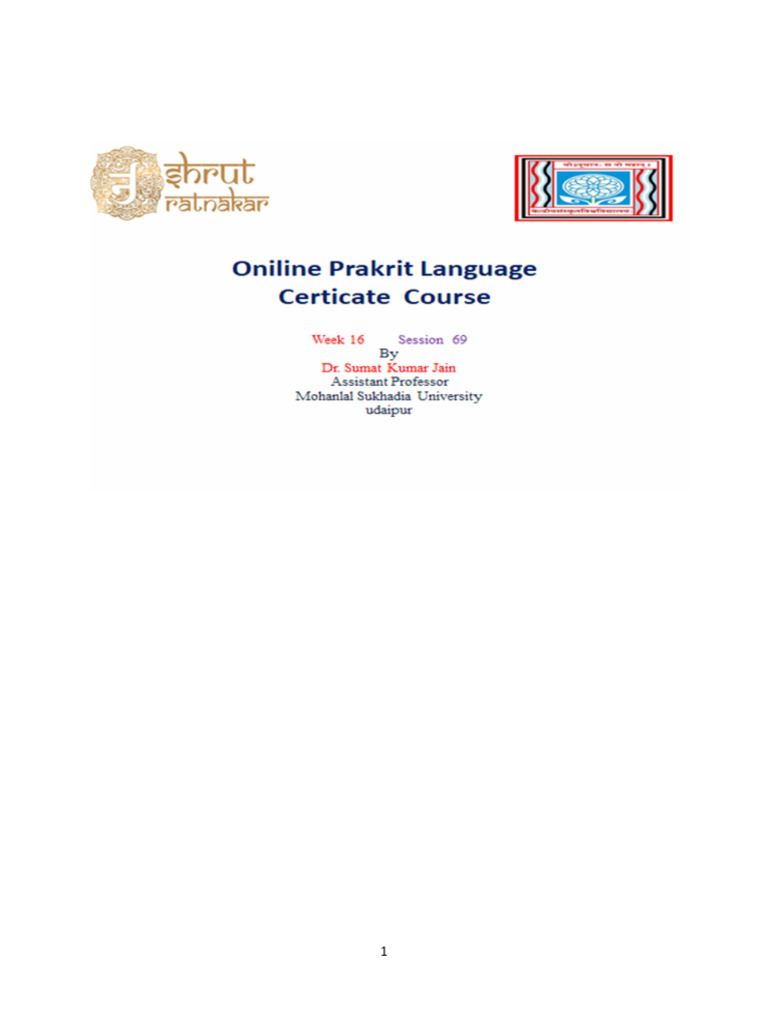 Prakrit Abhyas 6 | PDF