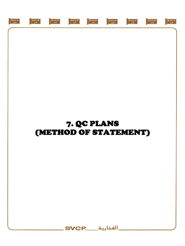 QC Plans | PDF