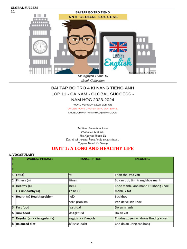 BTBT 4 KỸ NĂNG ( 2023-2024) | PDF