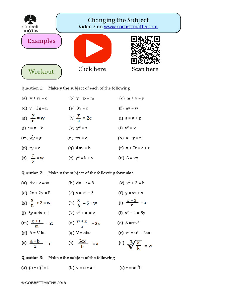 Algebra Subject Change Guide | PDF | Elementary Geometry | Pi