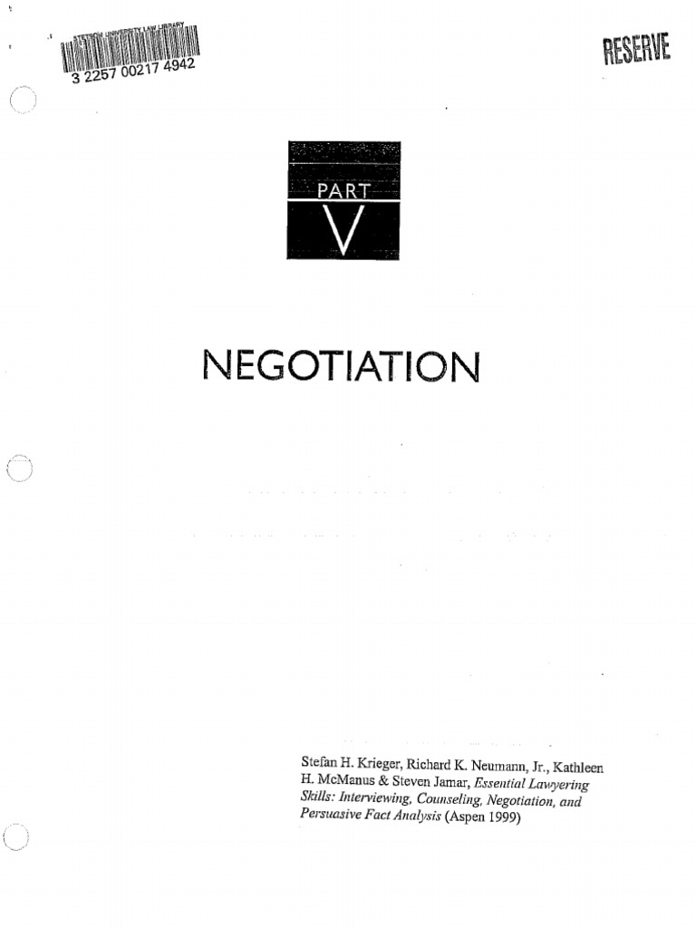 Adr Negotiation | PDF