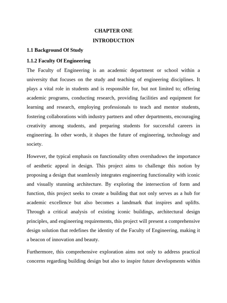 Faculty of Engineering Thesis | PDF | Aesthetics | Engineering