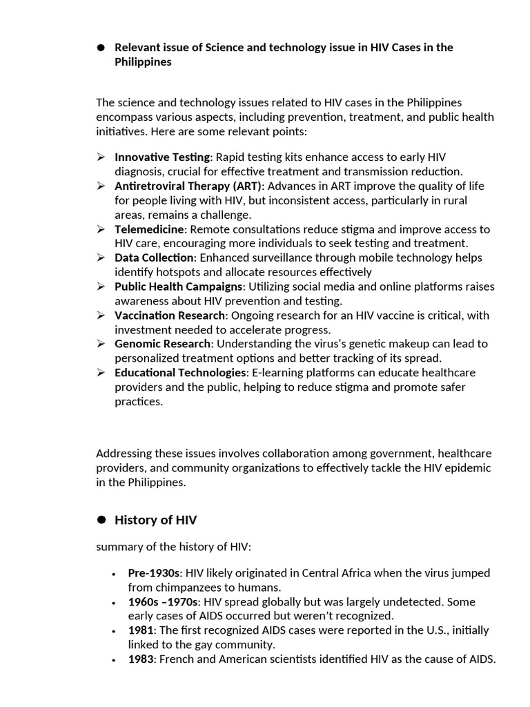 HIV Documentary Research | PDF | Hiv/Aids | Hiv