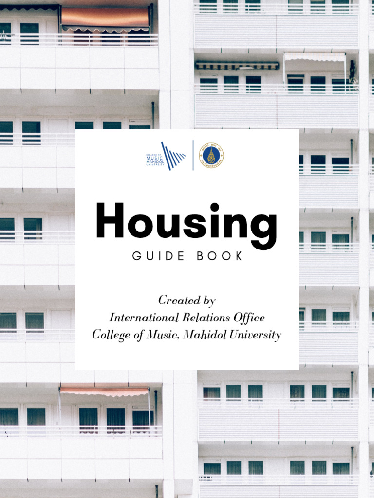 Mahidol Student Housing Guide | PDF