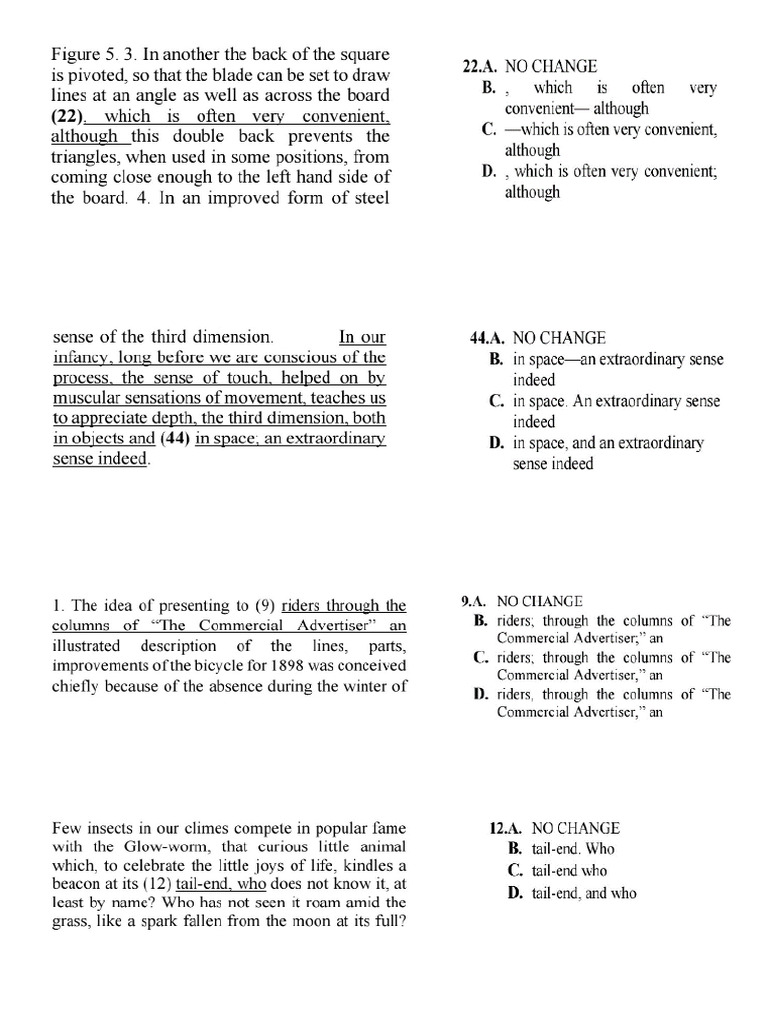 Punctuation Exercise | PDF