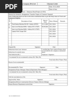 Duty Resumption Form | PDF