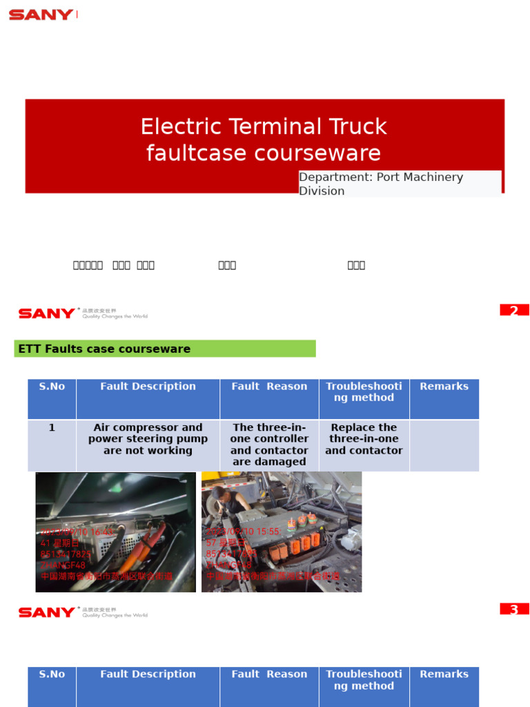 ETT Fault Case Courseware | PDF | Troubleshooting | Electrical Connector