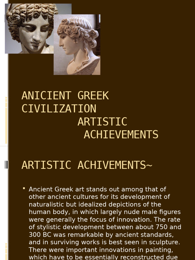 Achievements of Ancient Greek Art | PDF | Greeks | Ancient Greece