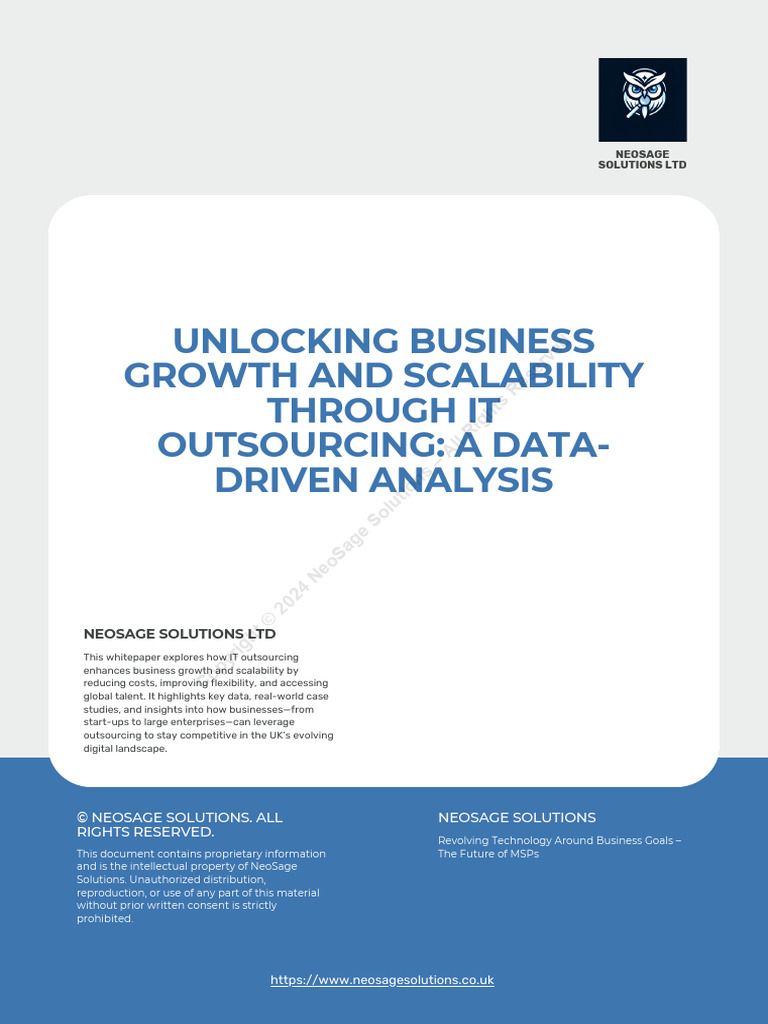 Unlocking Business Growth and Scalability Through IT Outsourcing a Data ...
