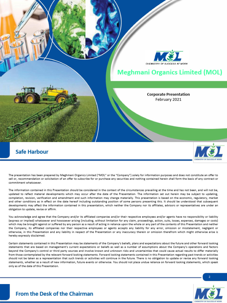 Meghmani Organochem Share Price Insights | PDF | Investing | Legal ...