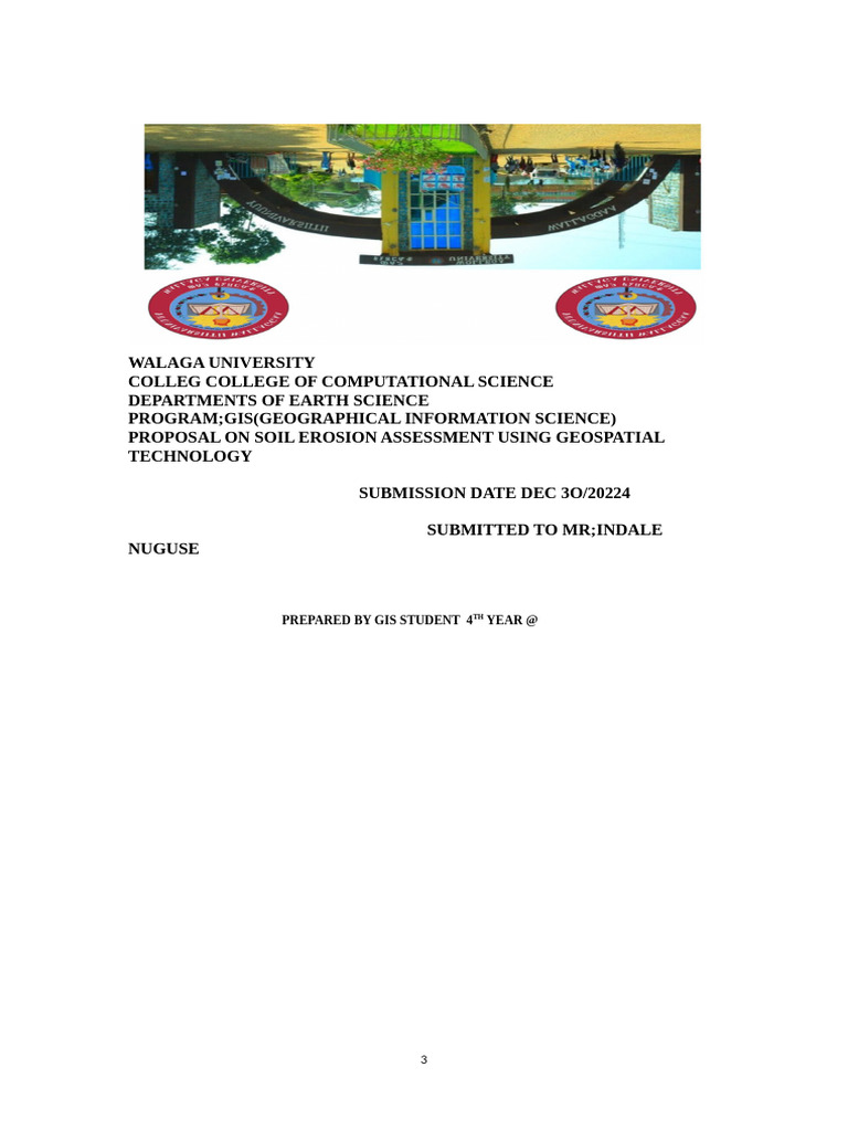 GROUP_4_PROPOSAL | PDF | Surface Runoff | Soil