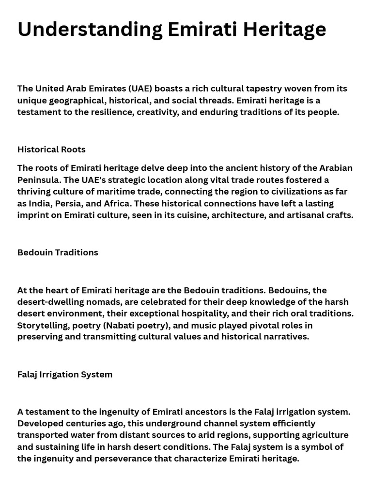 uae write up | PDF | United Arab Emirates