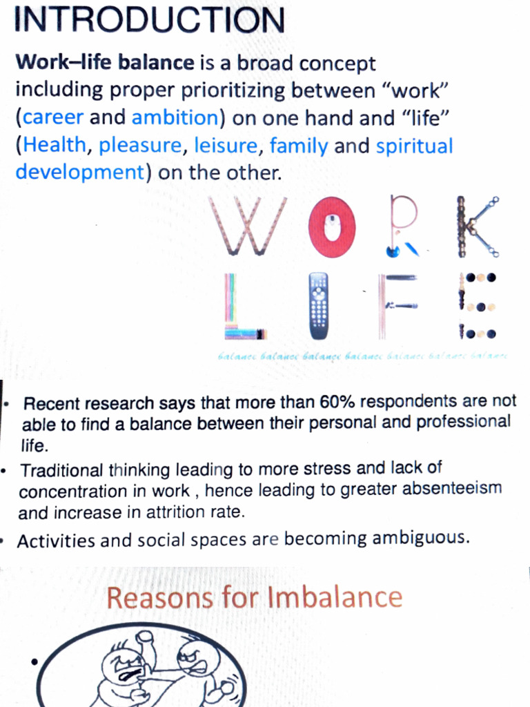 Work Life Balance | PDF | Business | Social Psychology