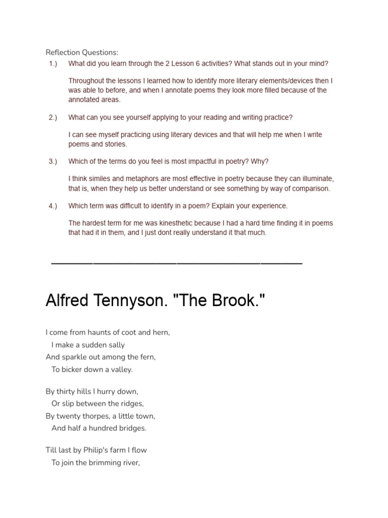 Alyssa Frianeza - Literary Devices Scavenger Hunt Poem Deck | PDF