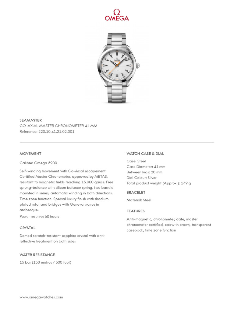 OMEGA Seamaster | PDF
