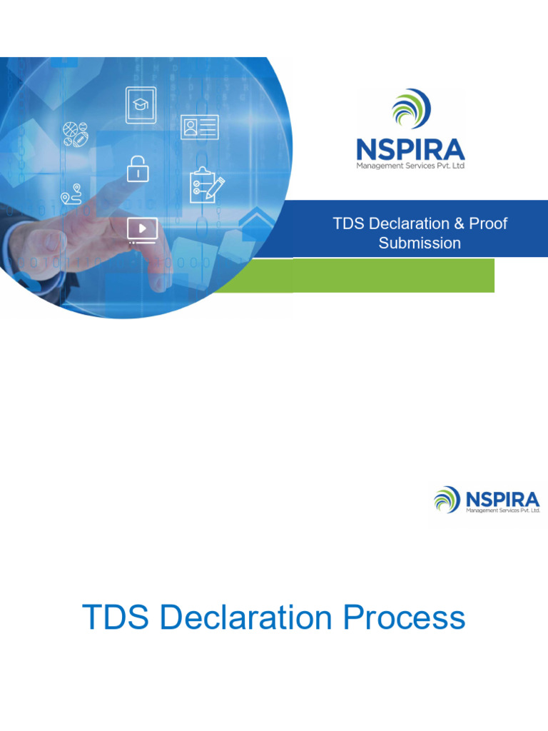 TDS Declaration Guide for Employees | PDF | Loans | Receipt