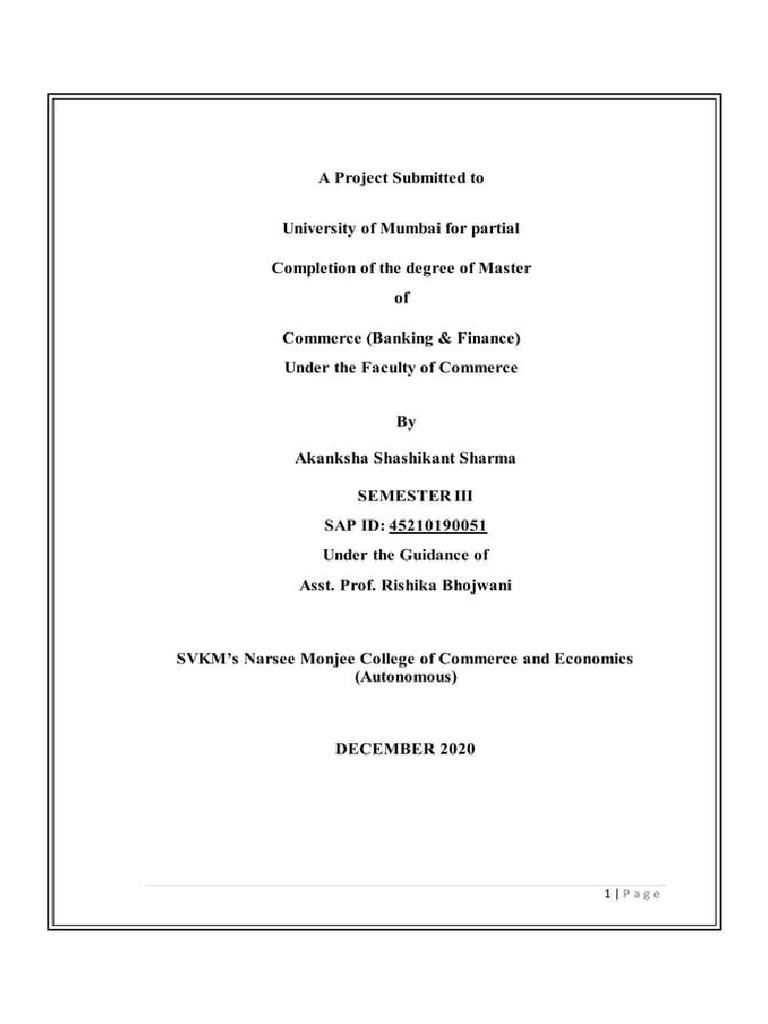 Blackbook Project 1 638 | PDF