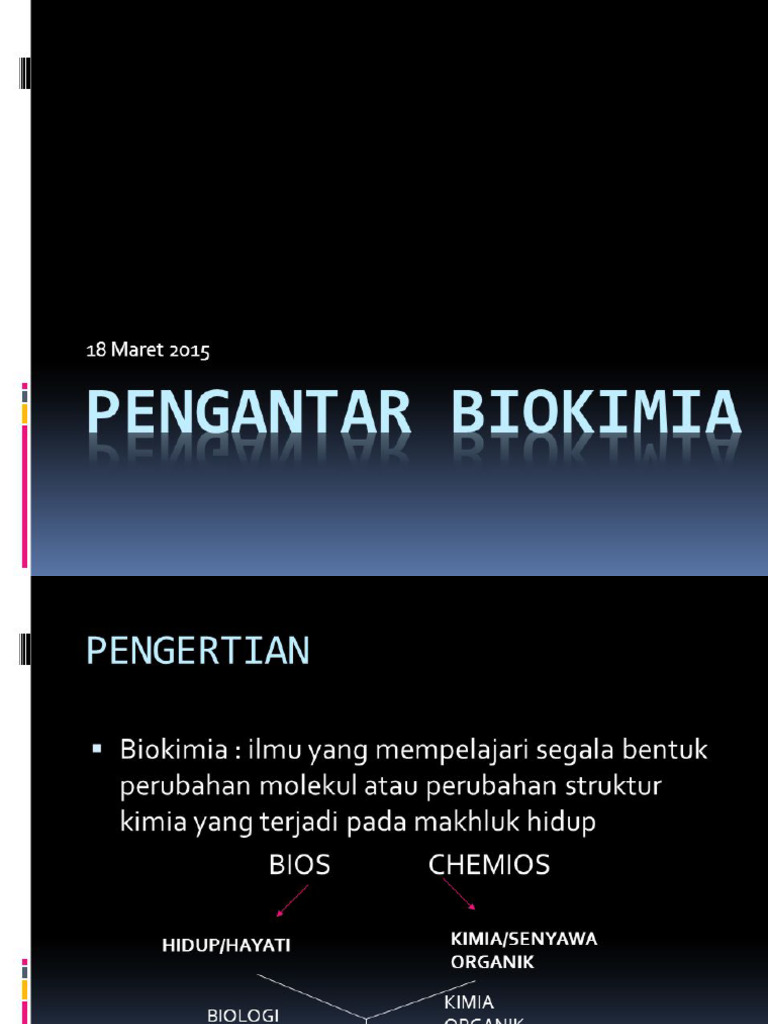 pengantar-biokimia | PDF