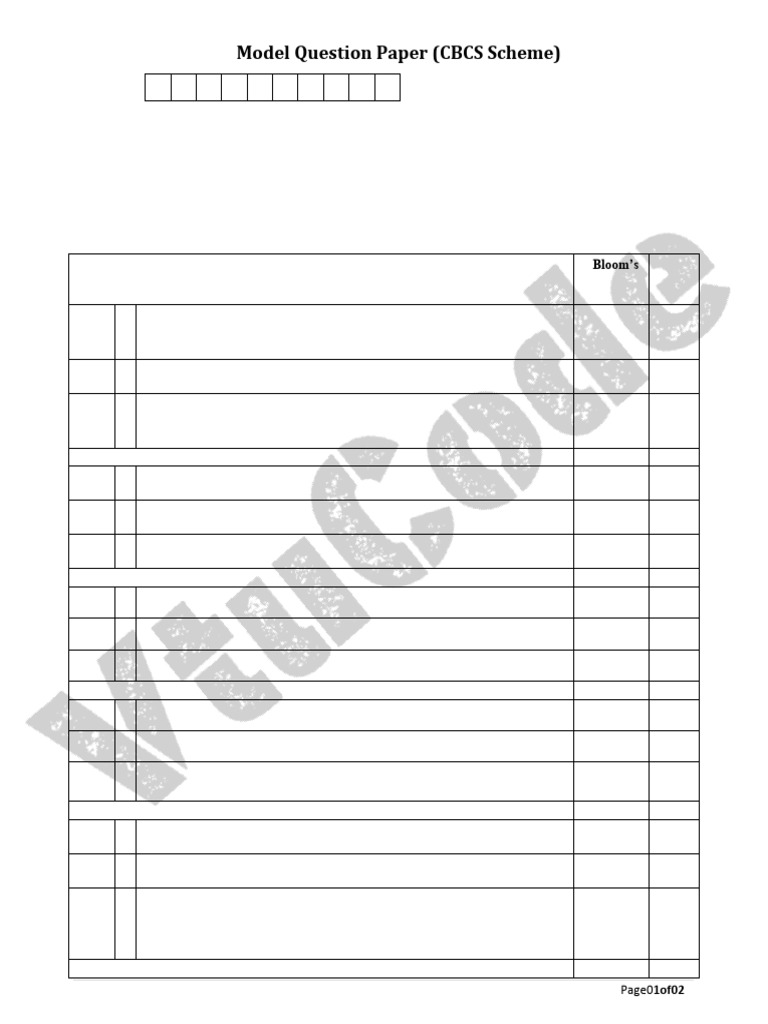 @vtucode - in 21CV654 Model Paper 2021 Scheme | PDF | Environmental Impact Assessment | Biodiversity