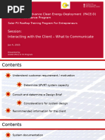 MCS Installation Handover Checklist Solar PV | PDF