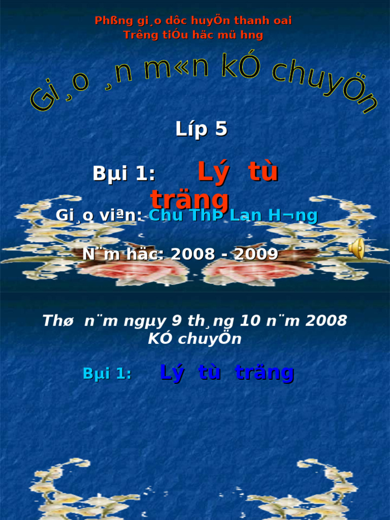 Tiet 01. Ly Tu Trong | PDF