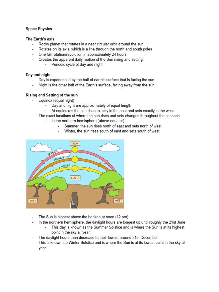 IGCSE Space Physics Notes | PDF | Solar System | Redshift