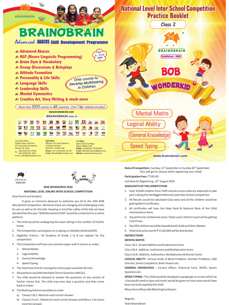 Offline Practice Booklet 2 | PDF