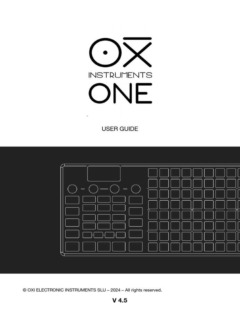 OXI One User Manual | PDF | Scale (Music) | Mode (Music)