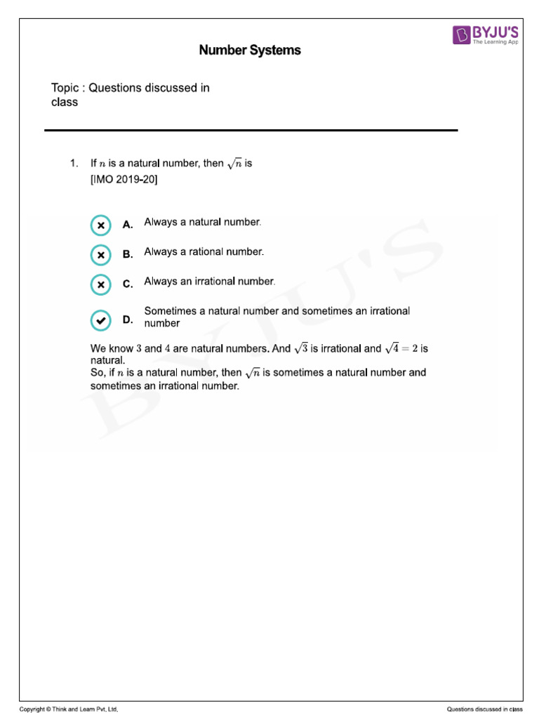 Olympiad Prep - Real Numbers and Polynomials - in Class | PDF
