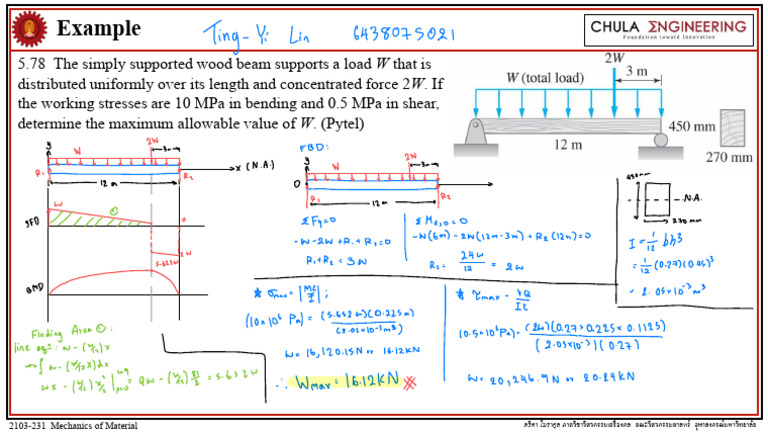 Chapter7 Transverse Shear-537949-17260191463992 | PDF