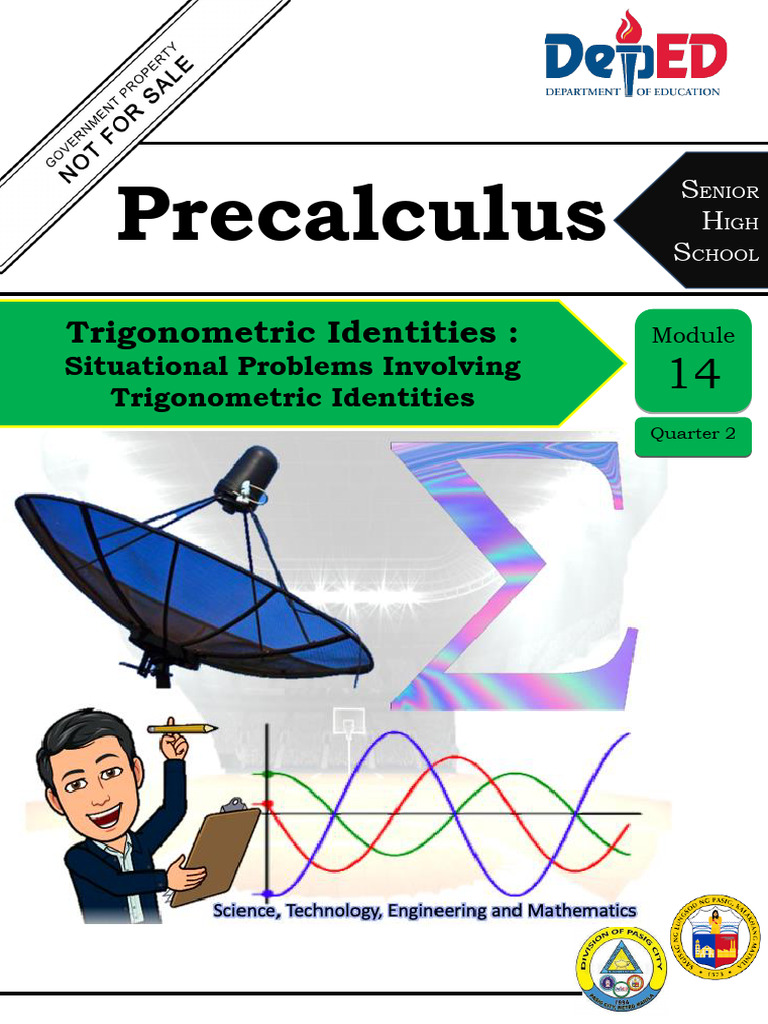 PRECALCULUS - Q2 - Module fourteen | PDF | Trigonometric Functions | Trigonometry