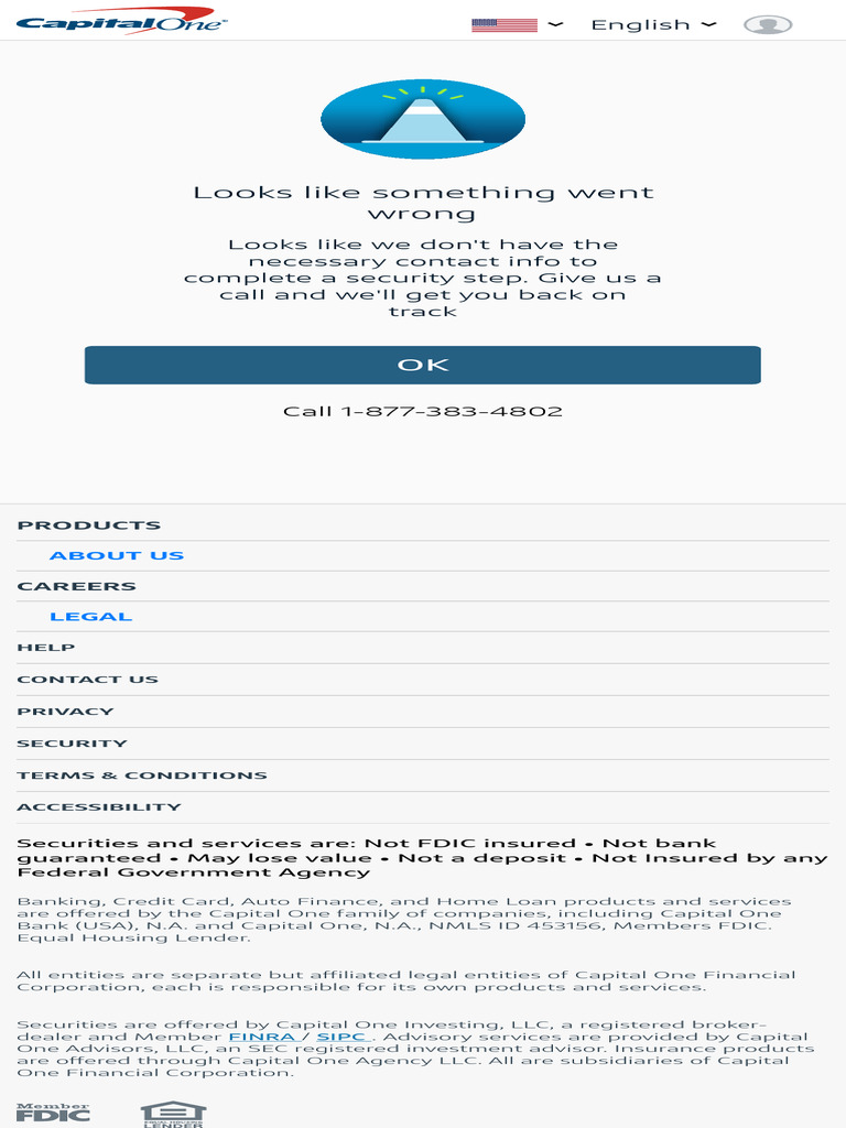 Capital One - Step Up | PDF